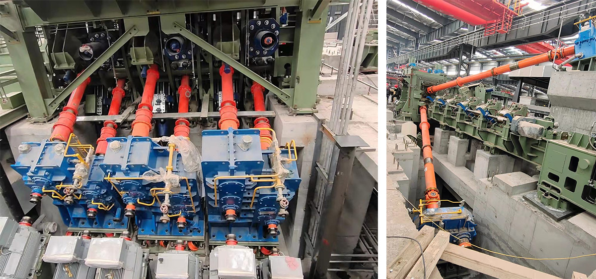 Couplings and reducers for rolling mills and straighteners in steel ...