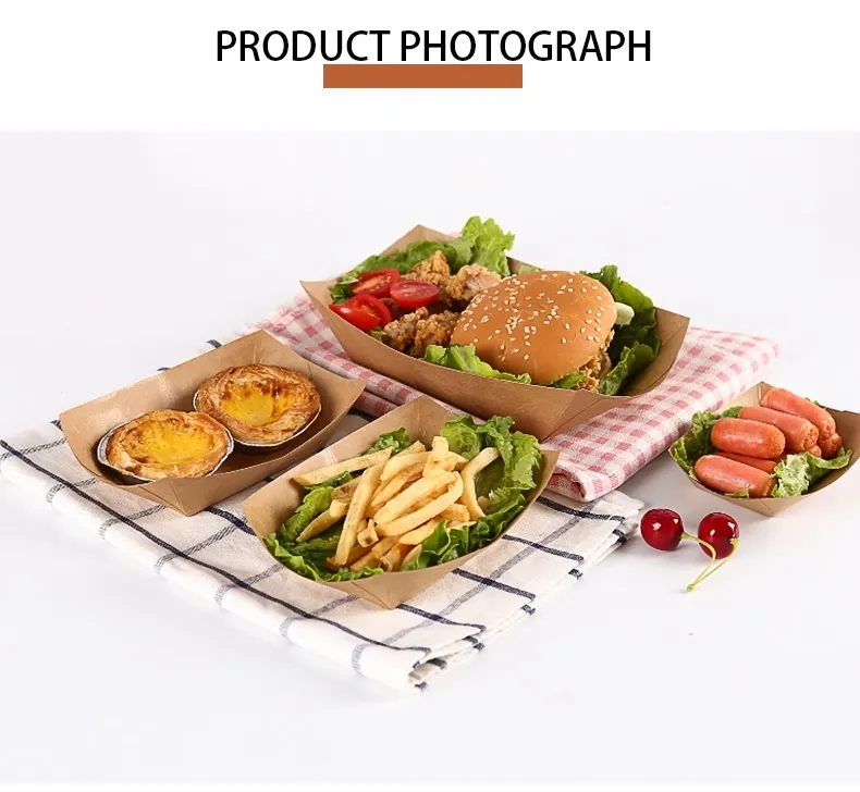 French Fry Boats, Kraft Paper French Fry Boats