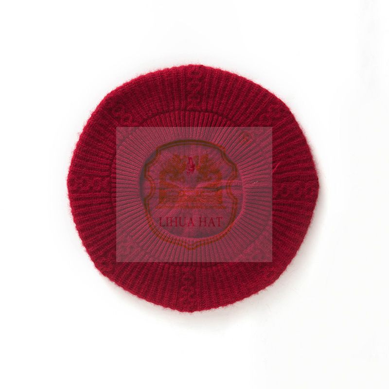 customized knitted plain wool bennies winter hats