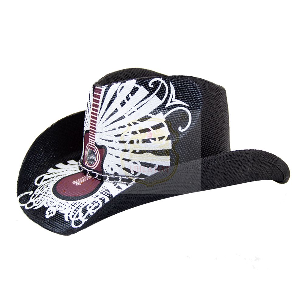LIHUA very stiff cowboy hat in straw LIHUA very stiff cowboy hat in straw