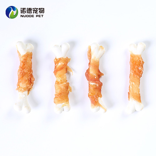 Chicken Wrapped Cheese Bone Pet Snack Dog treat dog bully stick