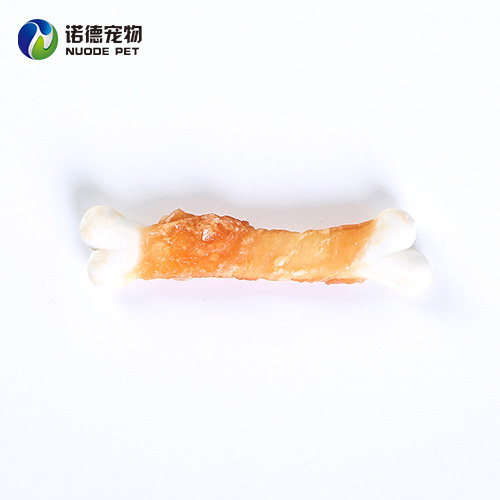 Chicken Wrapped Cheese Bone Pet Snack Dog treat dog bully stick