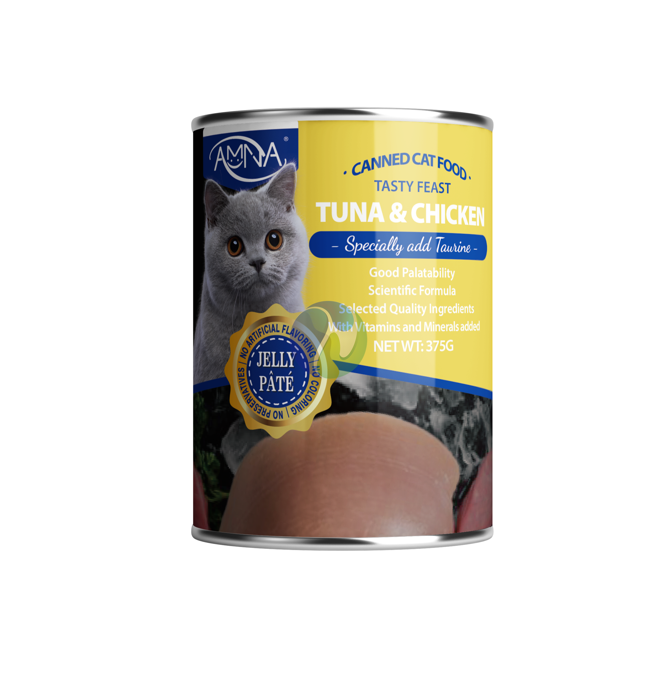 AMNA Cat Can Jelly Pâté 375g Tuna&Chicken