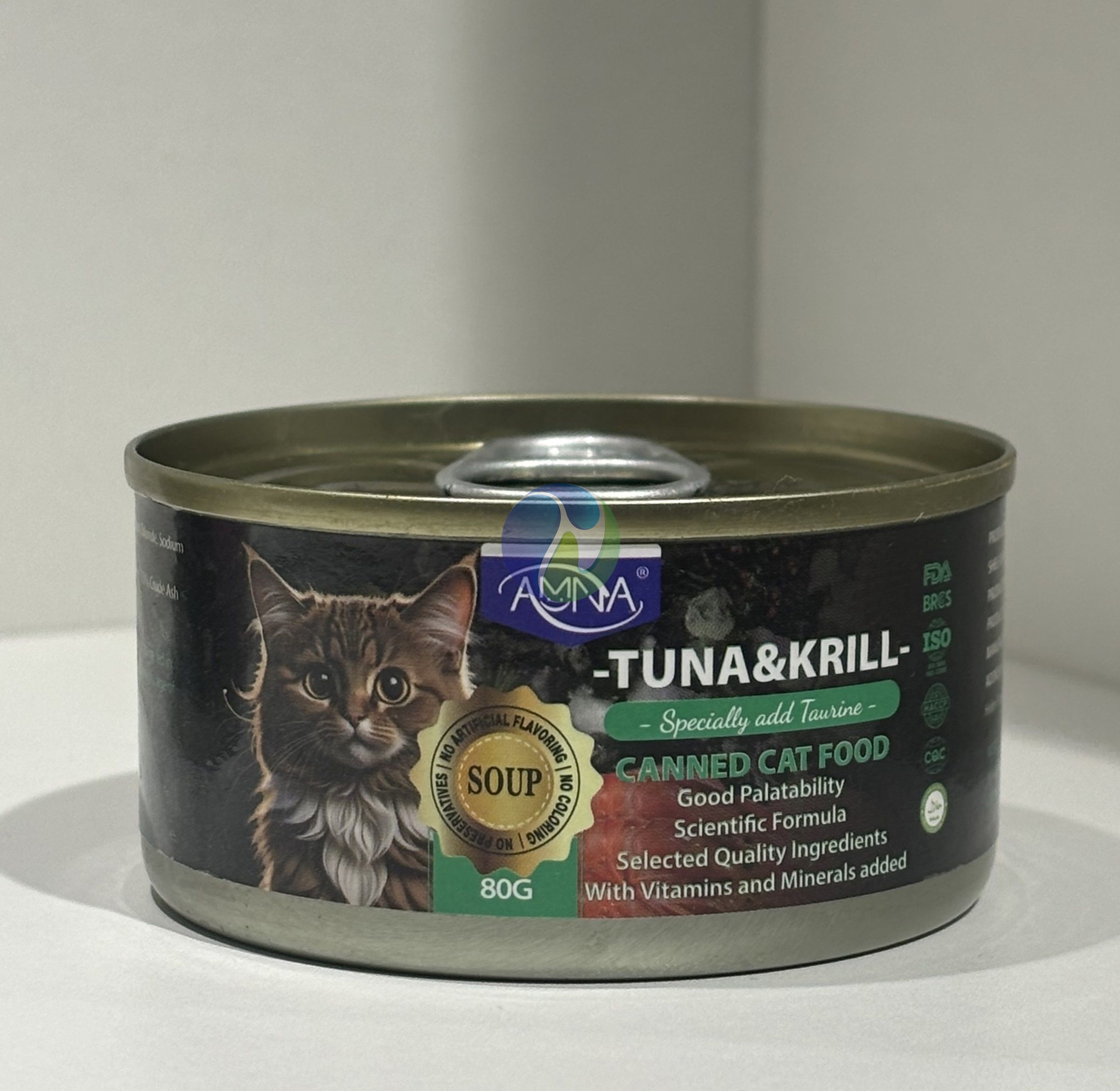 AMNA Cat Can Soup 80g Tuna & Krill