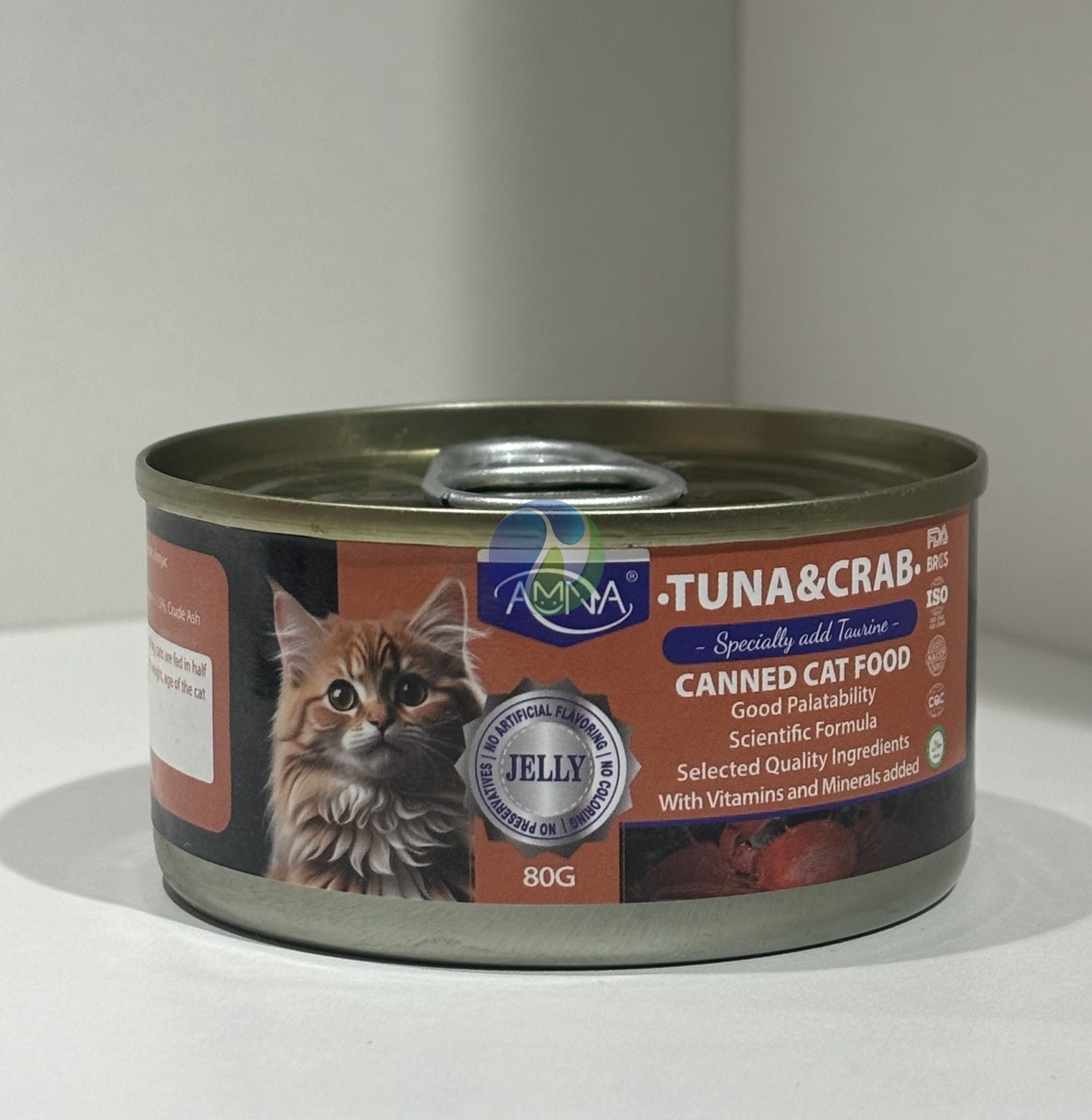 AMNA Cat Can Jelly 80g Tuna&Crab