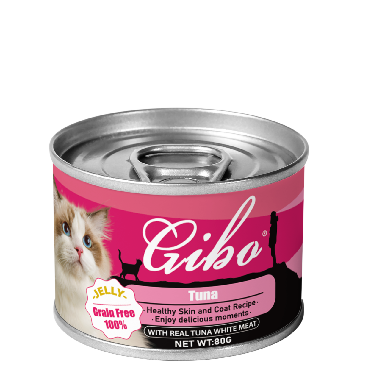 GIBO Cat Can Jelly 80g Tuna