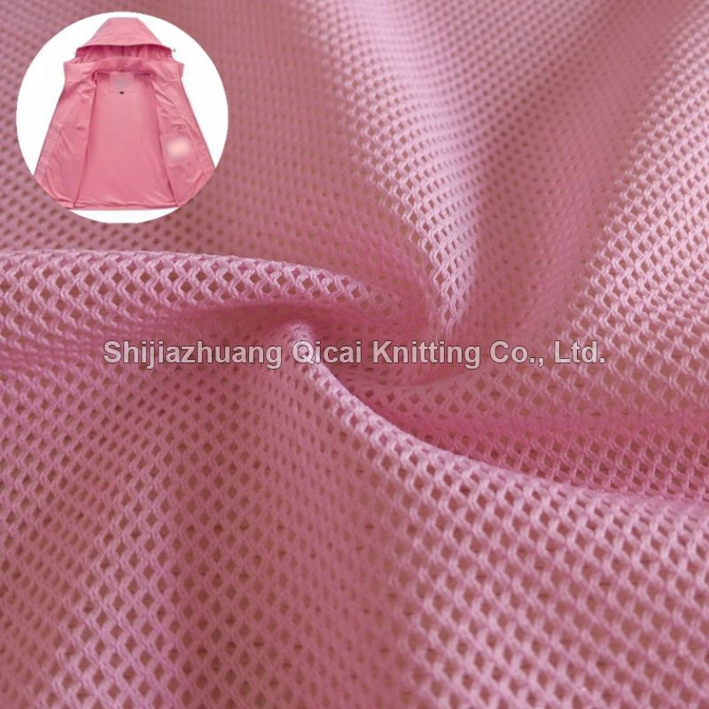 Tela de malla de poliéster para prendas de vestir