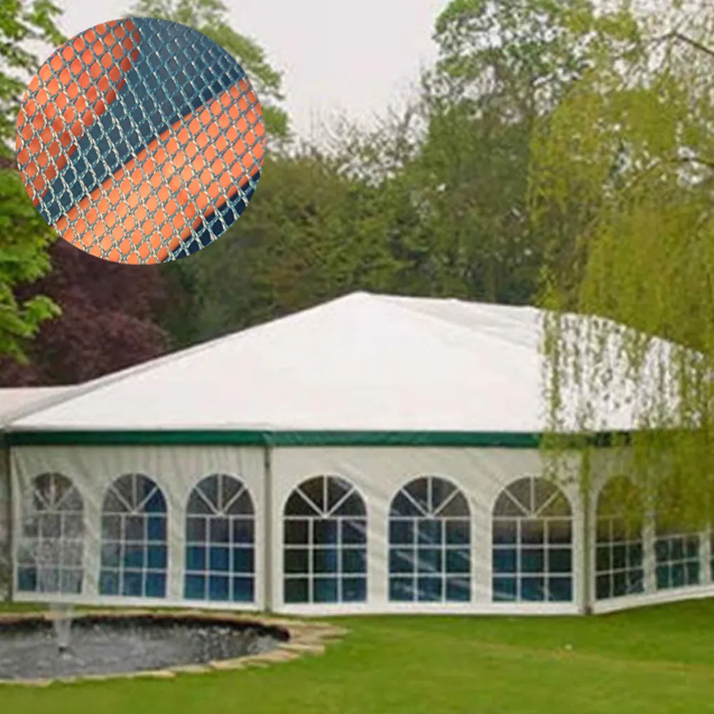 100% Polyester Rhombic Mesh Fabric for Tent