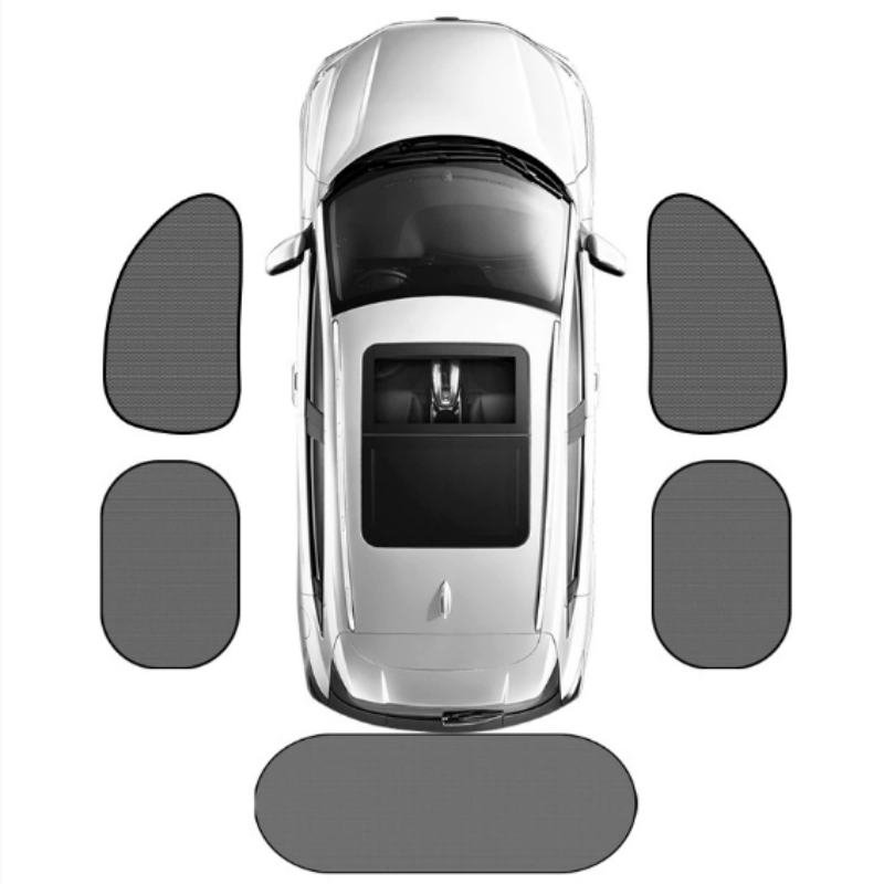 Aluminium coated Sun-shade Mesh Fabric for Car