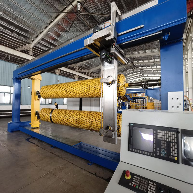 Four axes automatic control filament winding machine