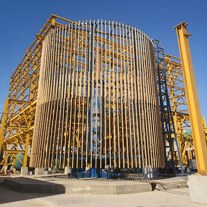 Vertical type GRP tank filament winding machine