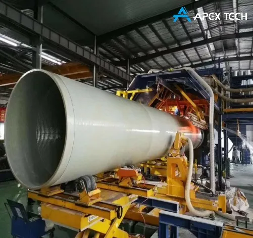 Continuous Filament Winding Machine Supplier in China；GRE Pipe Winding ...