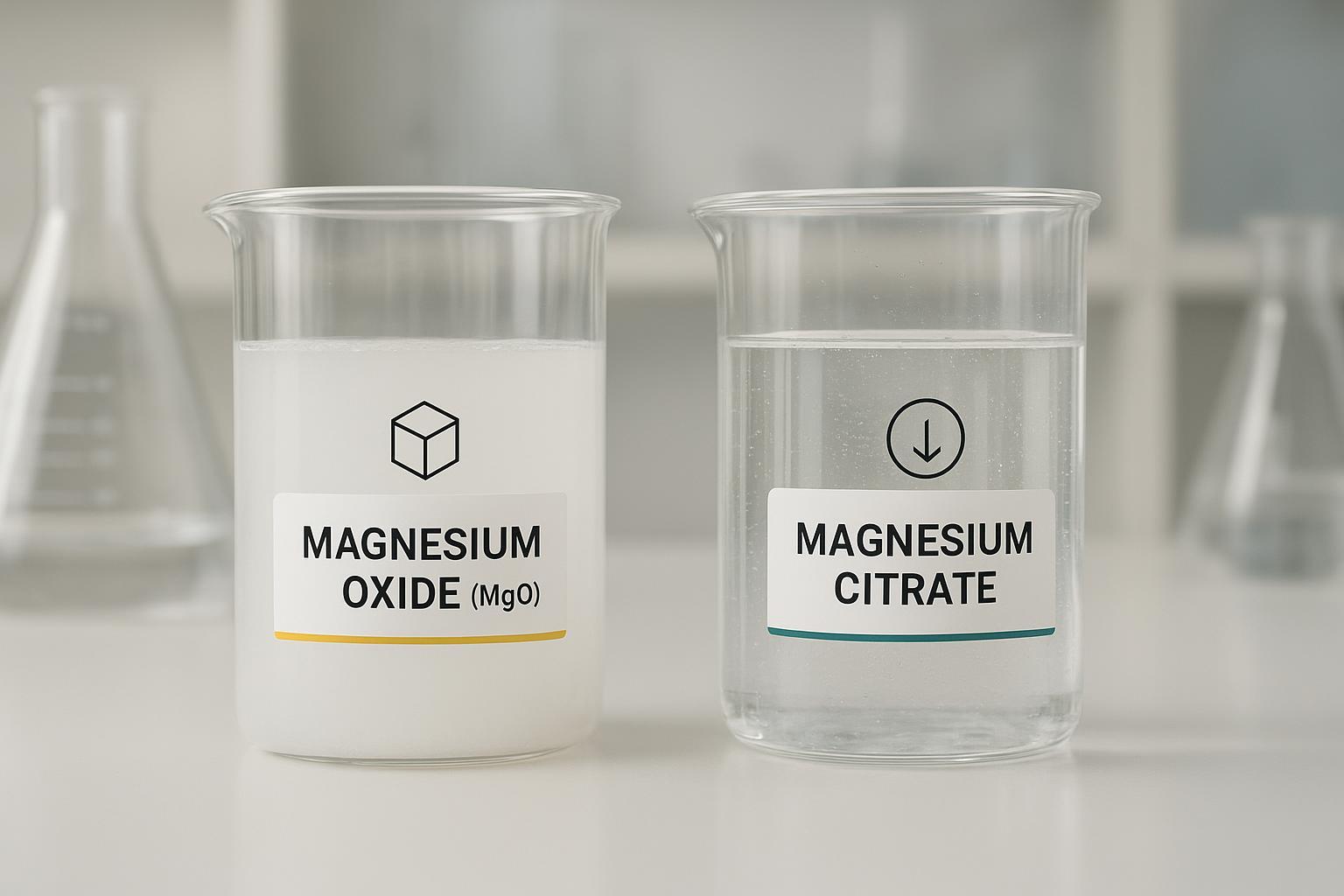 Magnesium Oxide vs Magnesium Citrate (2026): Bioavailability, Use Cases ...