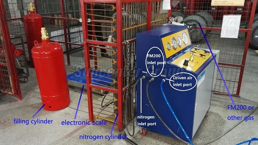 FM200 Fire Extinguisher Filling Machine