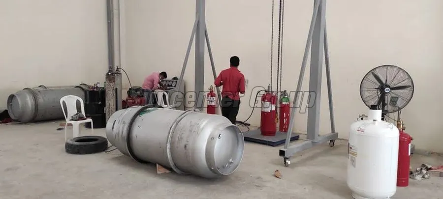 FM200 Fire Extinguisher Filling Machine