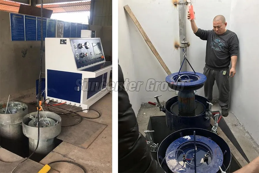 Gas Cylinder Measuring Testing Machine