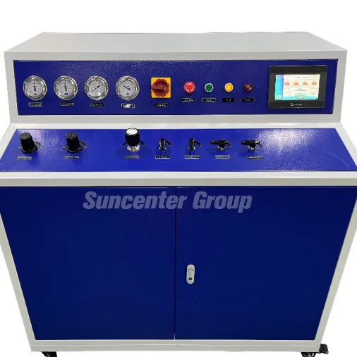 Helium Gas Recovery and leakage detection system