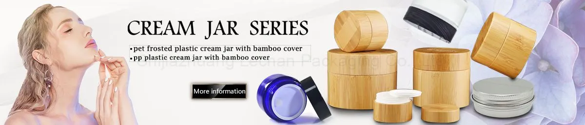 High Quality Eco Sustainable Cosmetics Bamboo Cream Jar