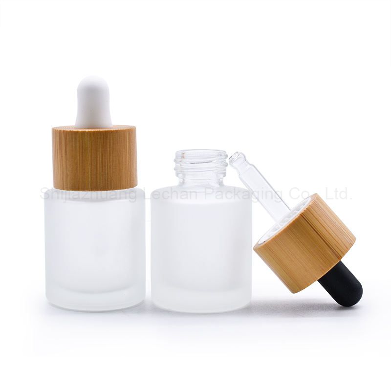 bamboo lid,glass bottle,dropper bottle,glass dropper bottles