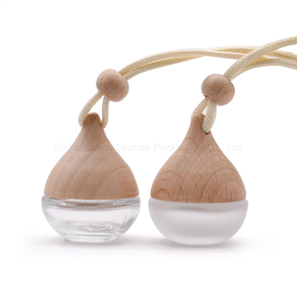 Car Aromatherapy Diffuser Empty Glass Perfume Bottle
