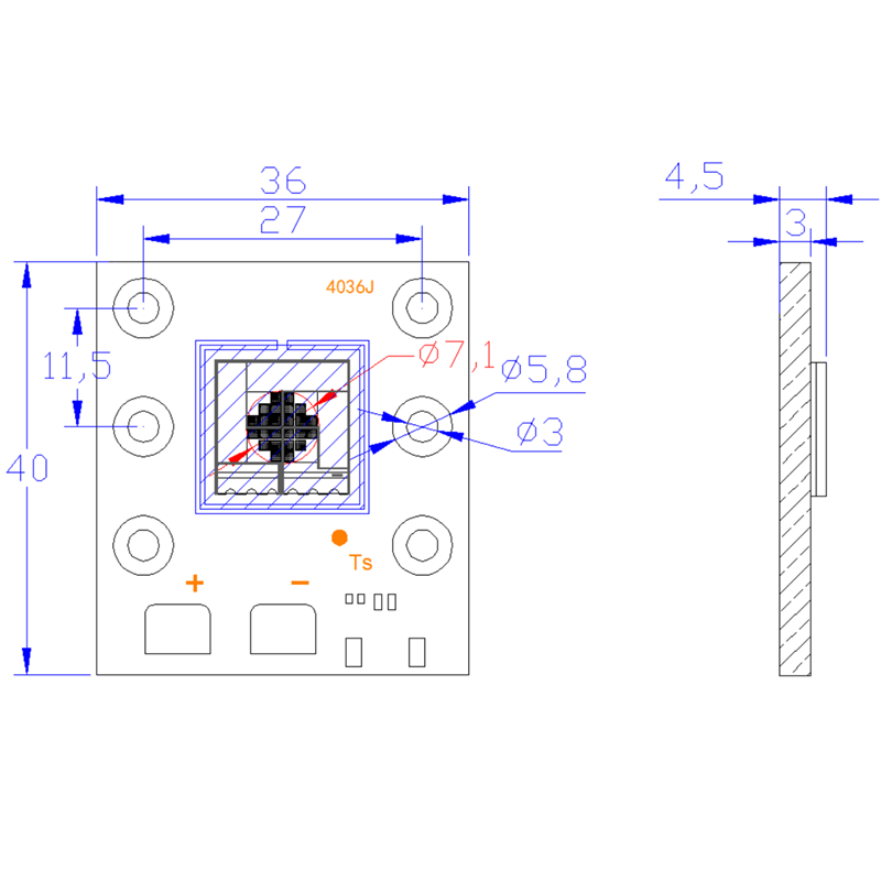 Endoscopy COB LED Chip