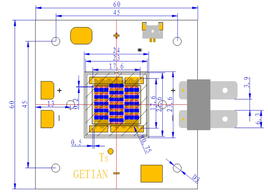 48V 800W COB, 800W COB chip, High Power LED Chip