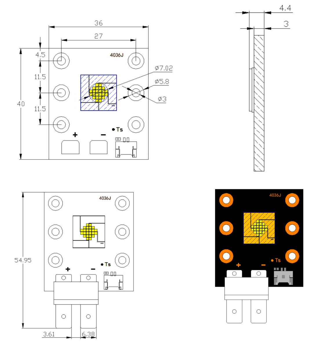 Endoscopy COB LED Chip