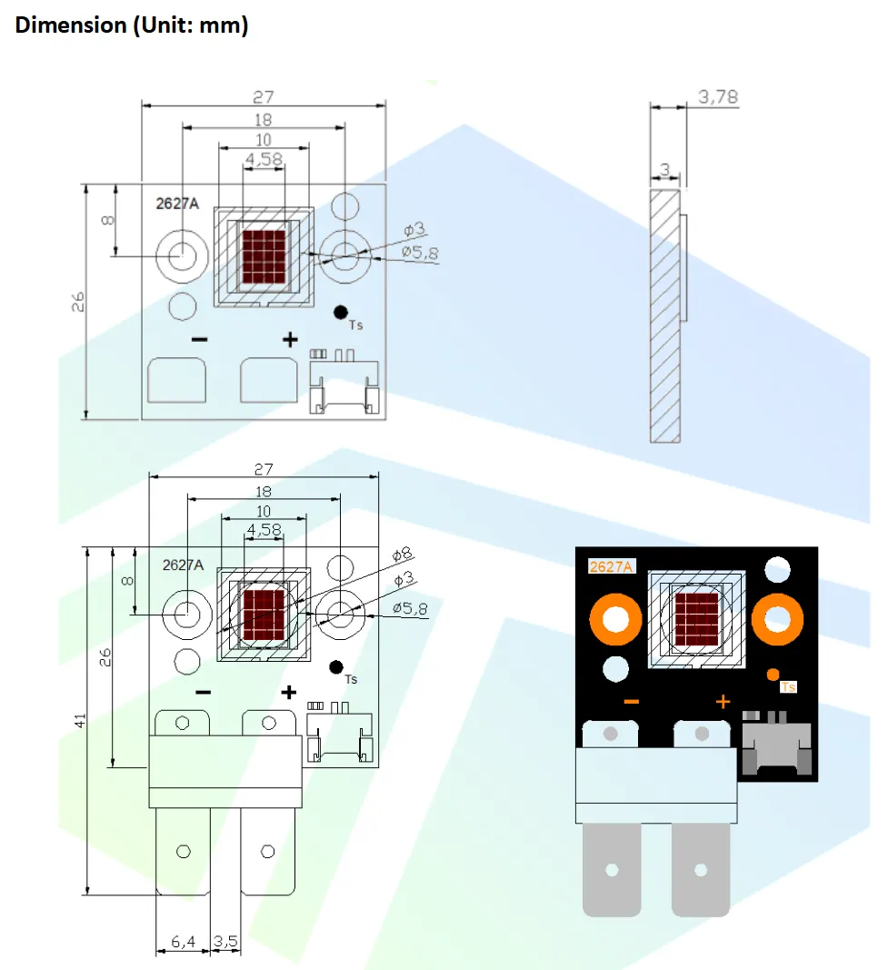 30W 1050nm IR, 30w 1300nm IR, IR COB LED