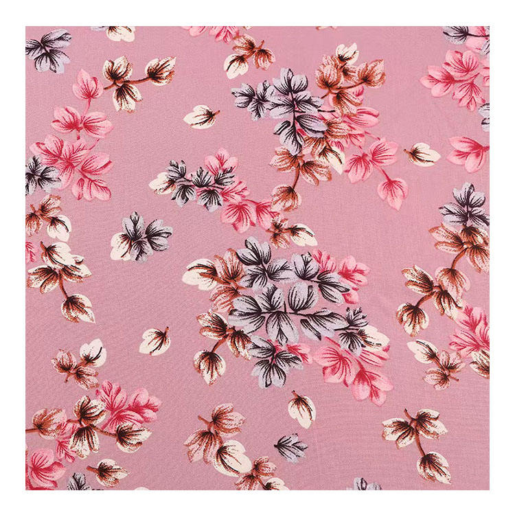 Rayon slub printing fabric customozed and ready goods