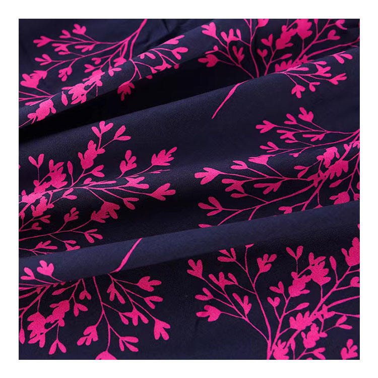 Rayon slub printing fabric customozed and ready goods