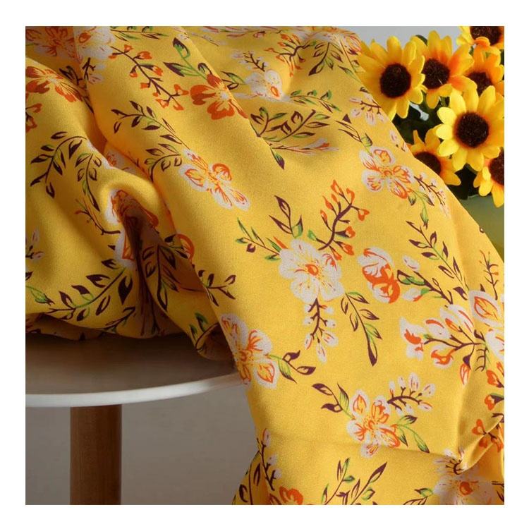 Rayon slub printing fabric customozed and ready goods