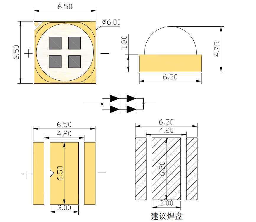 365nm UV Light, 365nm LED, 395nm UV LED 12w High Power