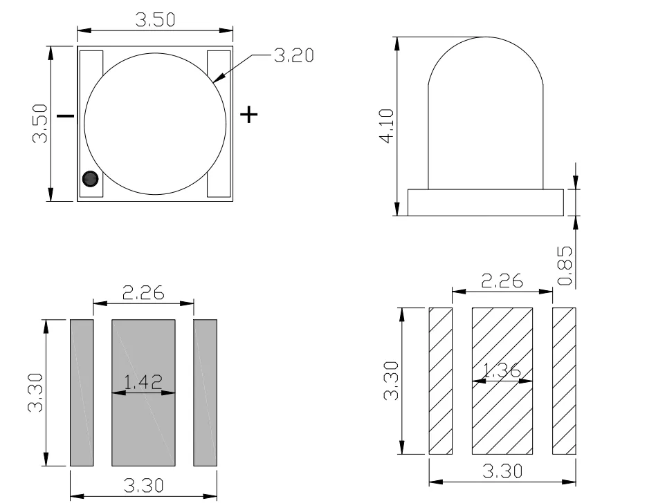 Infrared LED, High Power IR LED, 1050nm LED emitter