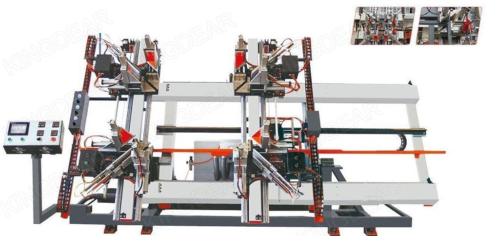 Upvc cnc four-corner welding machine