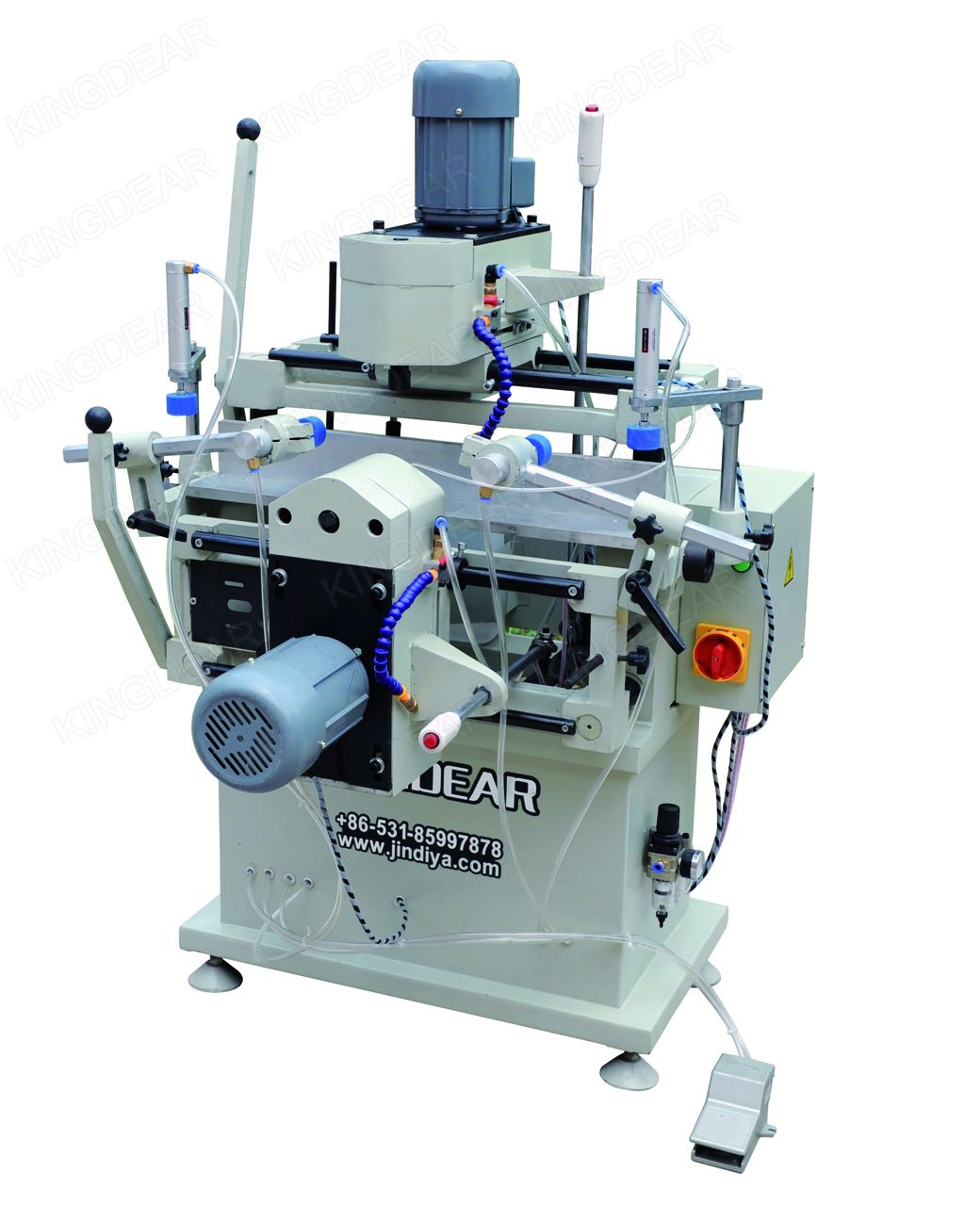 Double head copy router machine