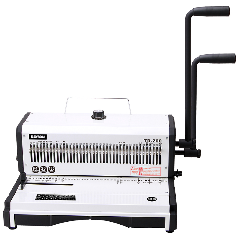 DOUBLE LOOP WIRE BINDING MACHINE-TD-200