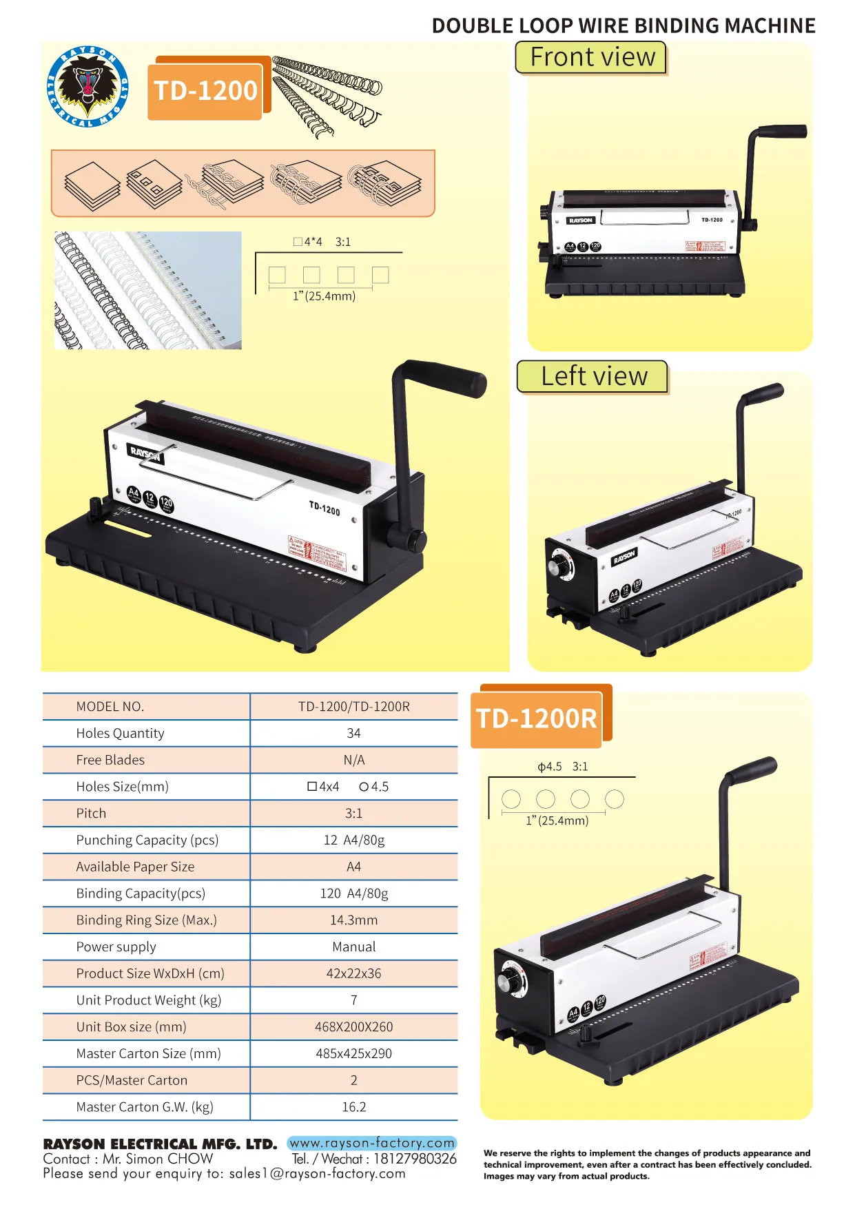 DOUBLE LOOP WIRE BINDING MACHINE