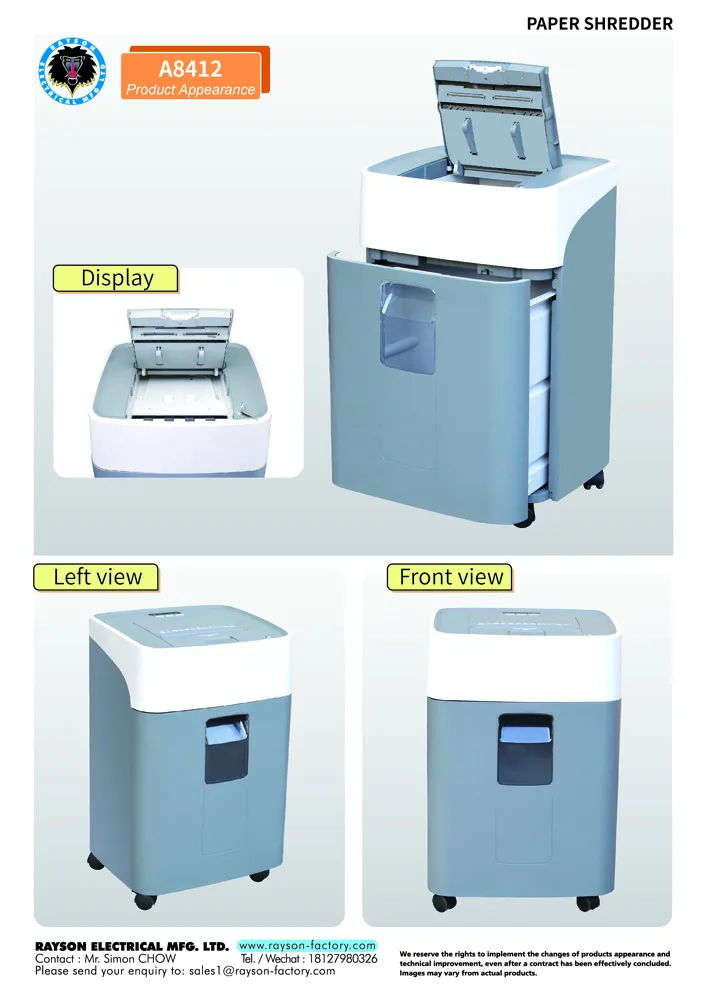 COMMERCIAL GRADE PAPER SHREDDER