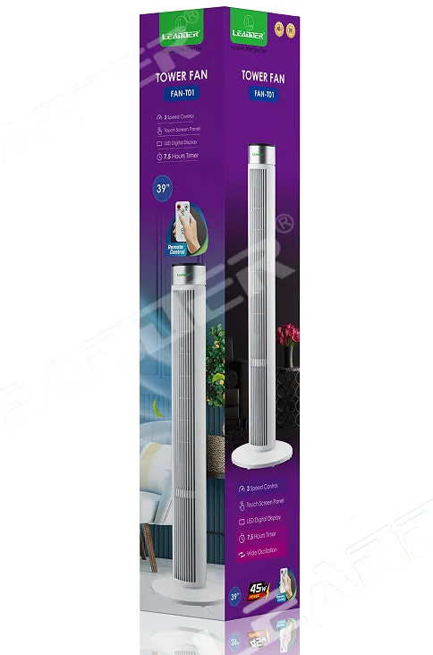 39 Inch slim LEADDER TOWER FAN-T01