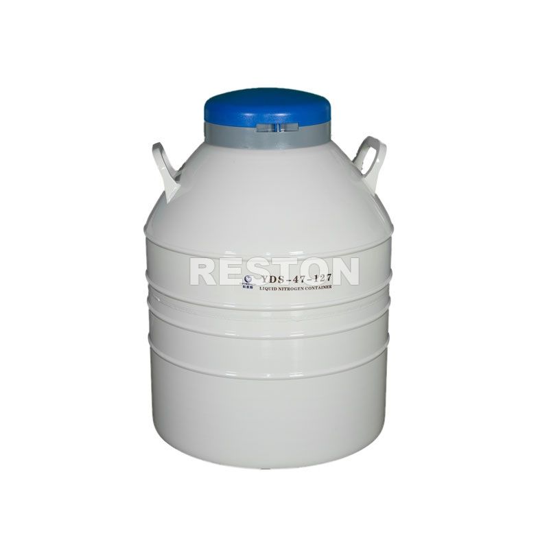 Wide-Neck Liquid Nitrogen Storage Container
