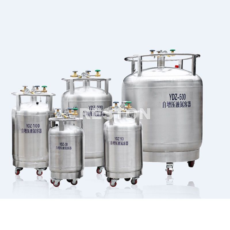 Self-pressurized Liquid Nitrogen Container