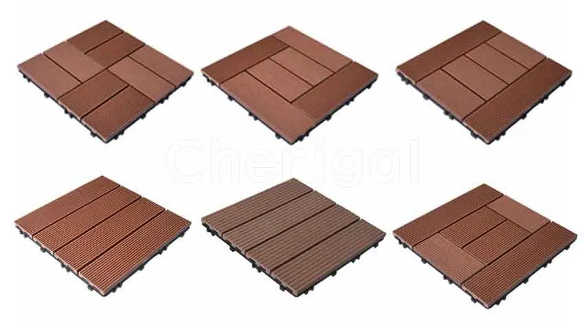 Wood Plastic Composite Tiles,Garden tiles floor