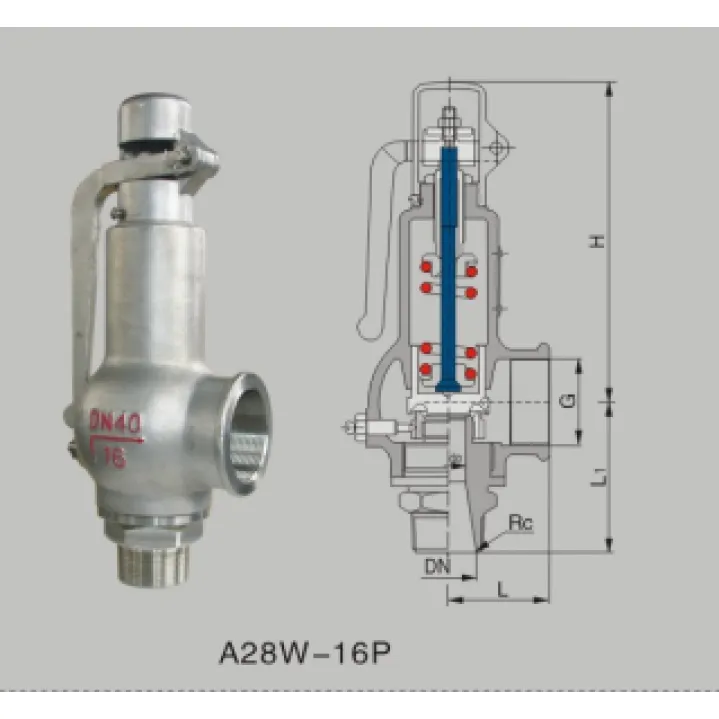 full lift spring loaded safety relief valve
