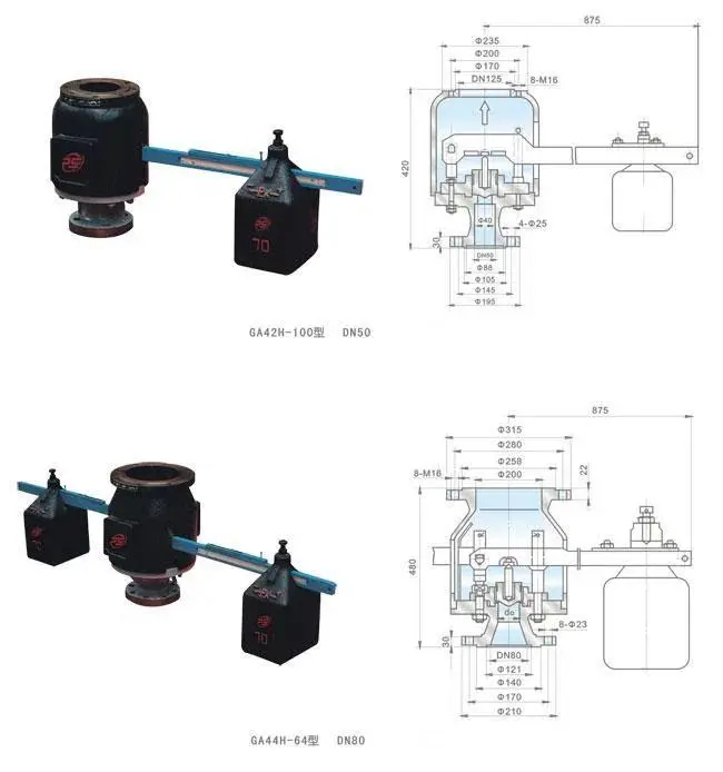 High-Pressure Lever Full Lift Safety Valve