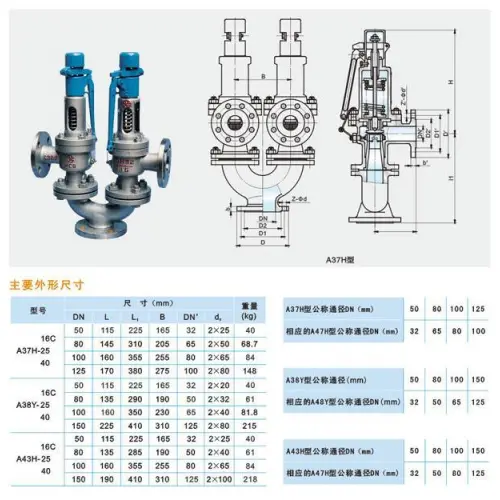 Twin Spring Lift Safety Valve