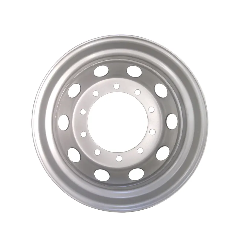 22.5*9.75 Chrome Steel Truck Wheel Rims - Heavy Duty & Durable.