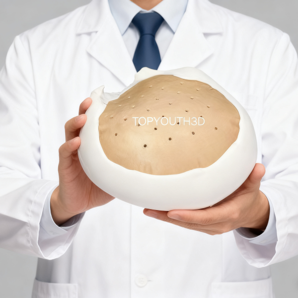 3D Printed PEEK Skull Replacement Implant-TOPYOUTH3D