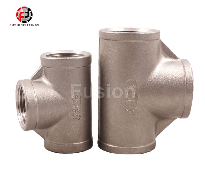 Stainless Steel Threaded Pipe Fitting Tee - Equal / Reducing Tee