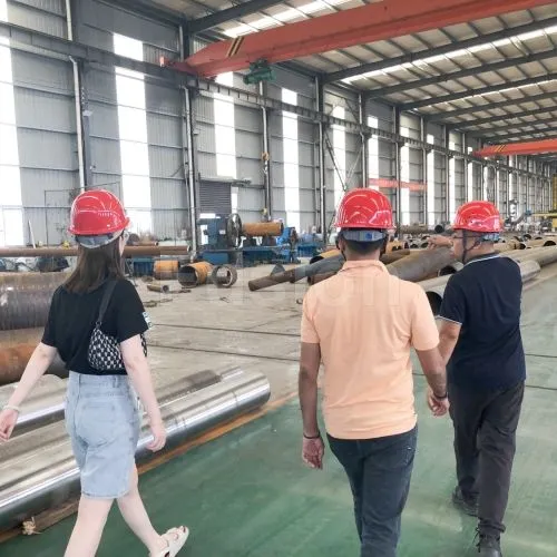 Welcome the Indian Customer to Visit Our Factory