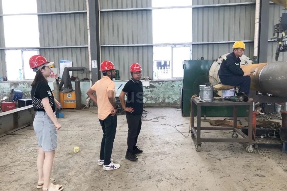 Welcome the Indian Customer to Visit Our Factory